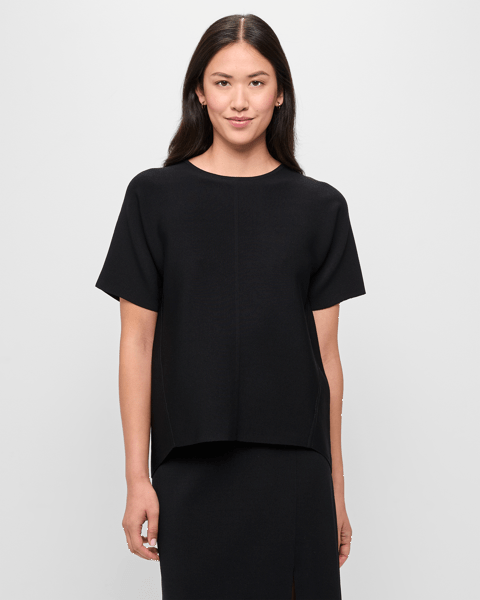 Crepe Knit T-Shirt - Preview | Target Australia