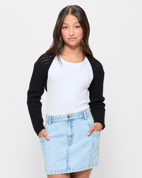Open Knit Shrug | Target Australia