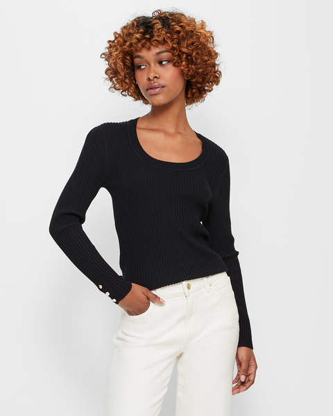 Petites Long Sleeve Fine Knit Top - Dannii Minogue | Target Australia