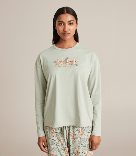 Long Sleeve Printed Sleep T-Shirt | Target Australia