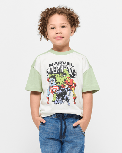 Australian Cotton Marvel Superheroes Oversize T-shirt | Target Australia
