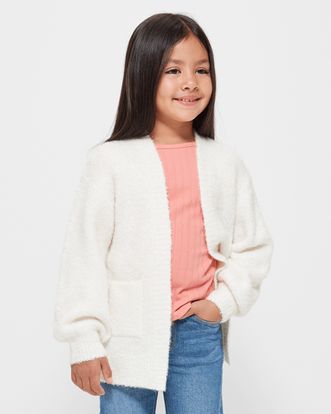 Longline Boucle Cardigan | Target Australia