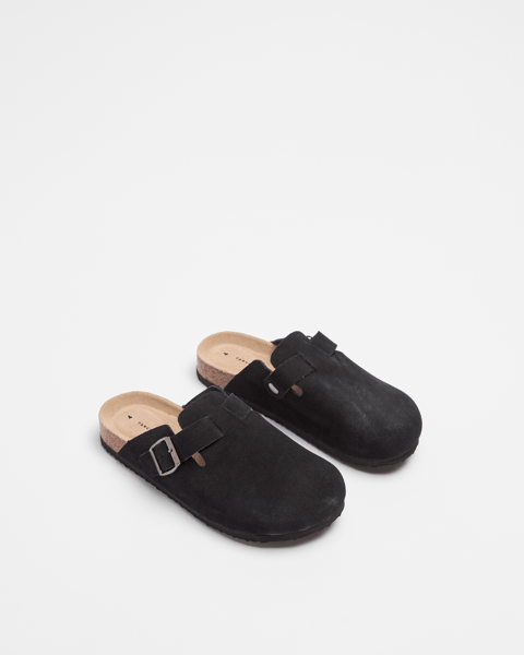 Boys Youth Leather Moulded Cork Clog | Target Australia