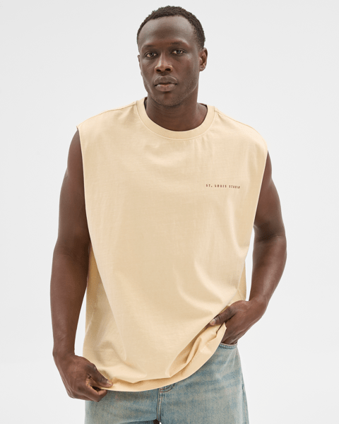 Commons Australian Cotton Graphic Tank Top - Paisley Sand | Target ...