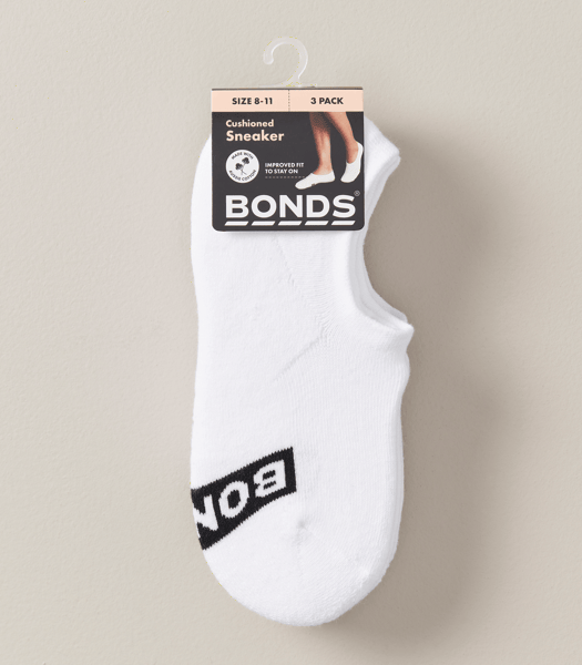 Bonds 3 Pack Cushioned Sneaker Socks | Target Australia