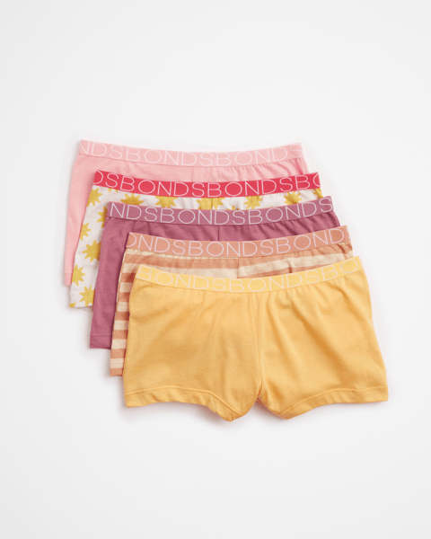 Bonds Girls Shortie 5 Pack | Target Australia