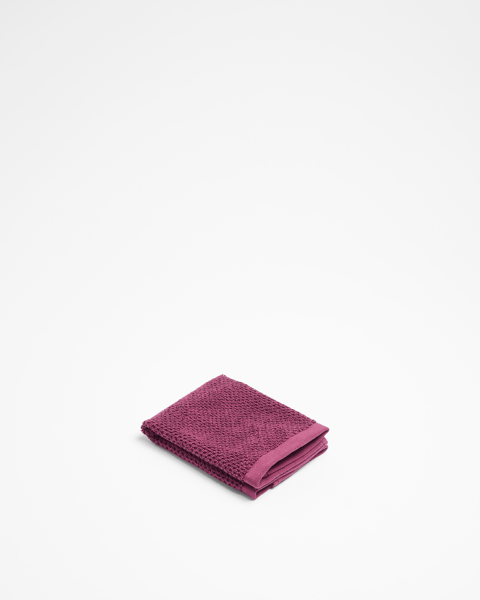 Australian Cotton Face Washer - Milo - Berry | Target Australia