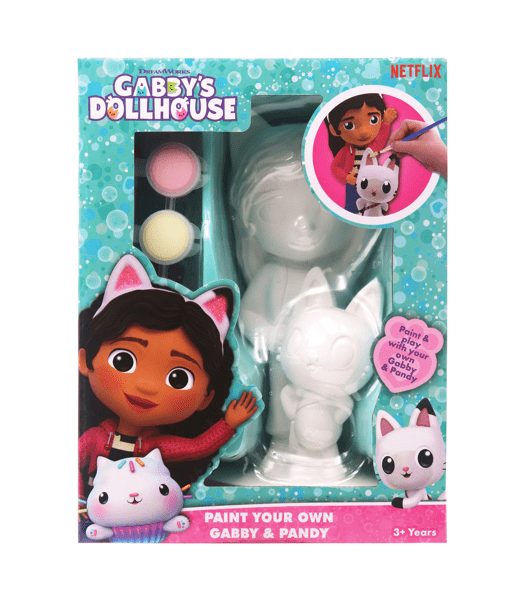 Gabby’s Dollhouse Paint Your Own Gabby & Pandy Plasters | Target Australia