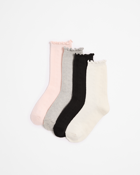 Girls Pointelle Socks 4 Pack - Maxx | Target Australia