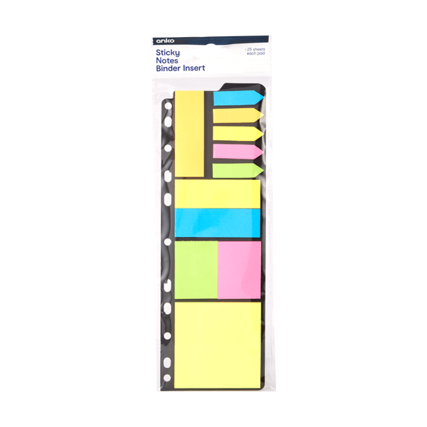 Sticky Notes Binder Insert - Anko | Target Australia