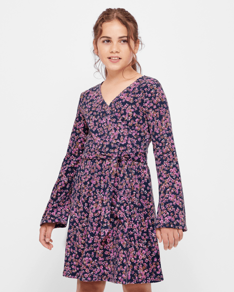 Knit Wrap Floral Dress | Target Australia