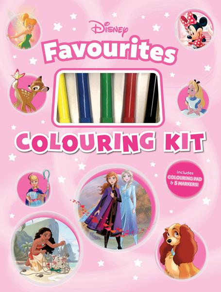 Disney Favourites: Colouring Kit - Pink | Target Australia