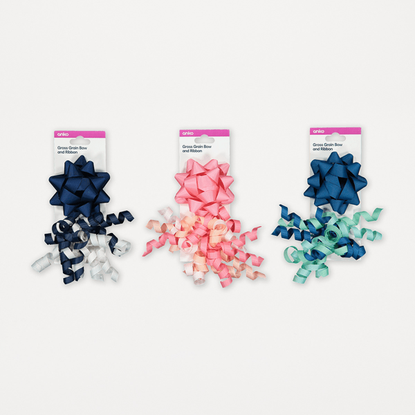 Grosgrain Bow and Ribbon, Assorted - Anko | Target Australia