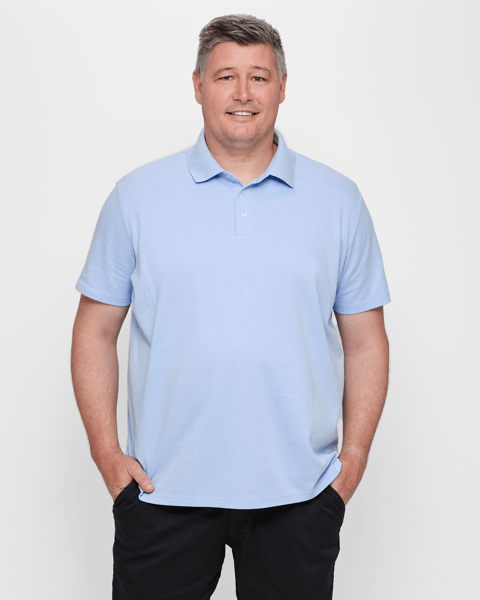 Plus Textured Polo Shirt | Target Australia