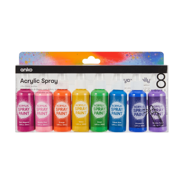 8 Pack Acrylic Spray - Anko | Target Australia