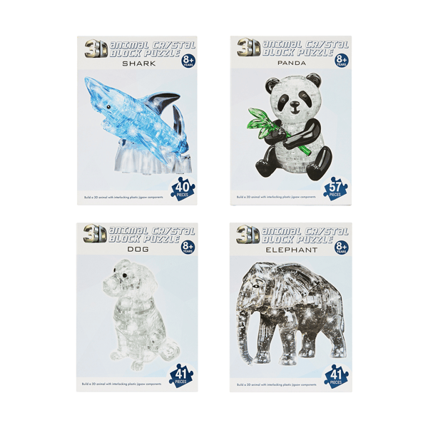 3D Crystal Block Puzzle, 41 Pieces, Assorted - Anko | Target Australia