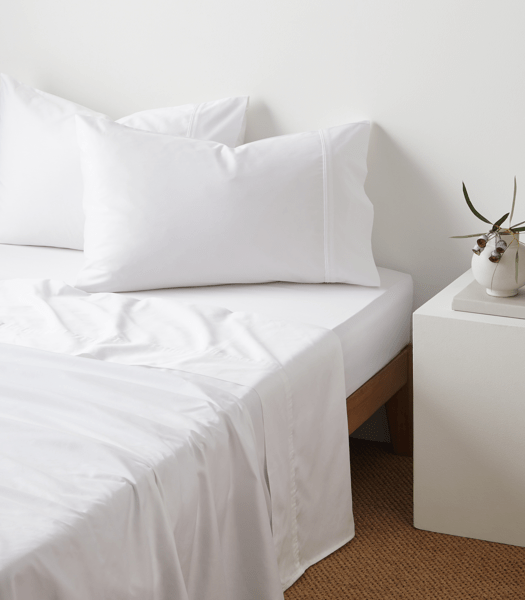 Egyptian Cotton 600 Thread Count Deep Flat Sheet | Target Australia