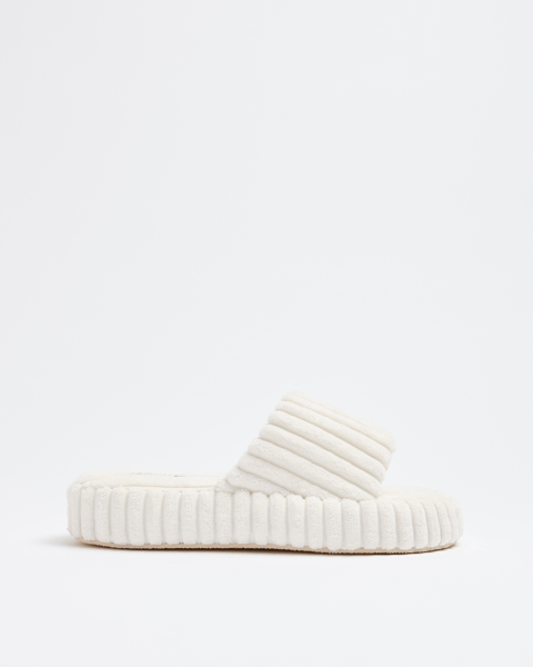Womens Cord Cross Over Platform Slide Slippers | Target Australia