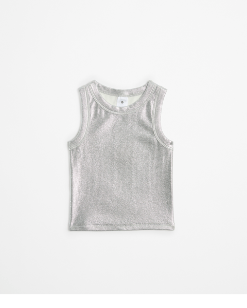 Metallic Rib Tank | Target Australia