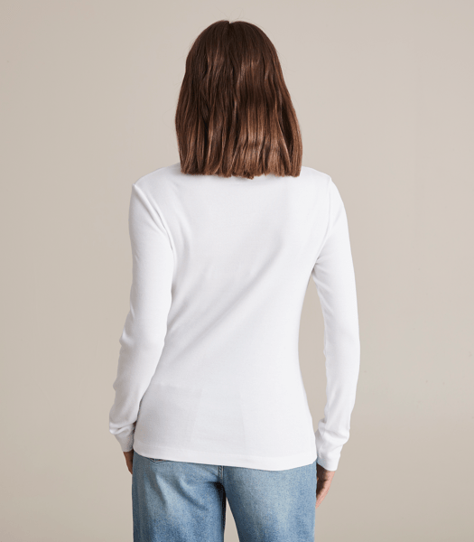 Organic Cotton Rib Layer Top | Target Australia