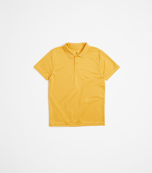 School Sports Mesh Polo T-shirt - Gold | Target Australia