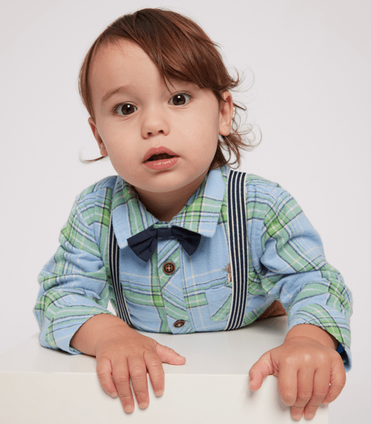 Peter Rabbit Flannel Check Shirt with Bow | Target Australia
