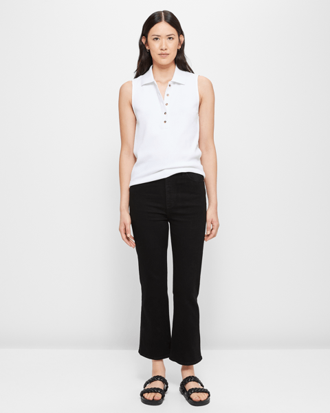 Super High Rise Crop Length Flare Denim Jeans | Target Australia