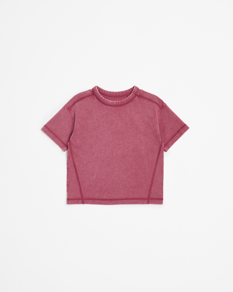 Australian Cotton Wash T-shirt - Maroon | Target Australia