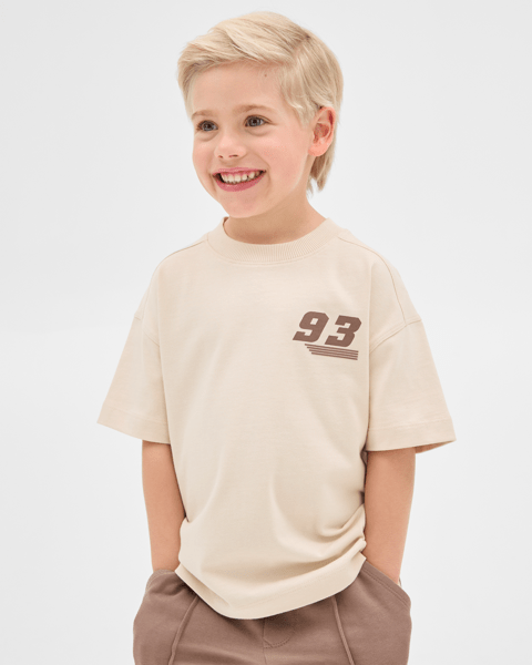 Australian Cotton T-shirt and Short 2 Piece Set - Brown | Target Australia