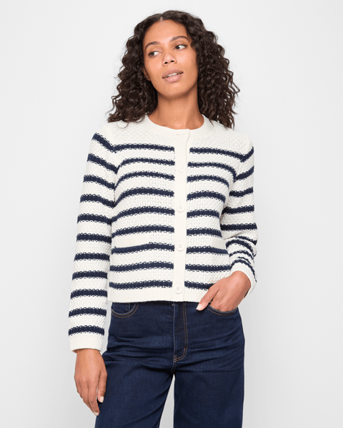 Australian Cotton Blend Button Through Cardigan | Target Australia