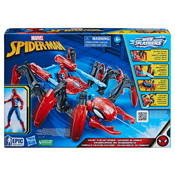 Spider-Man Crawl N Blast Spider | Target Australia