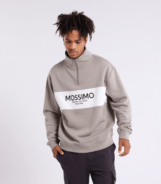 Mossimo Panelled Crew Jumper | Target Australia