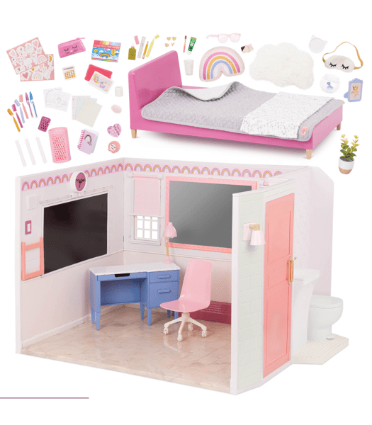 Our Generation Room to Dream Complete Bedroom & Furniture Playset for ...
