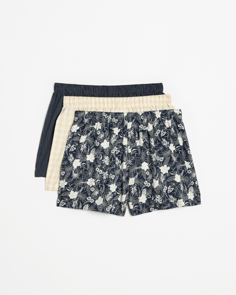 Mens Australian Cotton Woven Boxers 3 Pack - Maxx - Hibiscus | Target ...