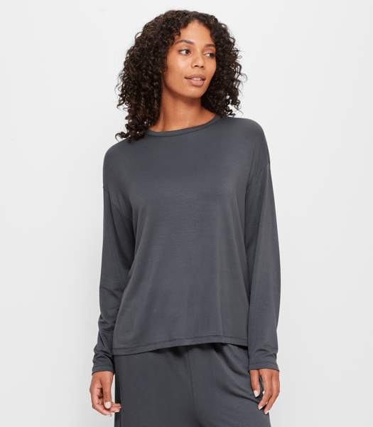 Soft Comfort Bamboo Long Sleeve Sleep T-Shirt | Target Australia