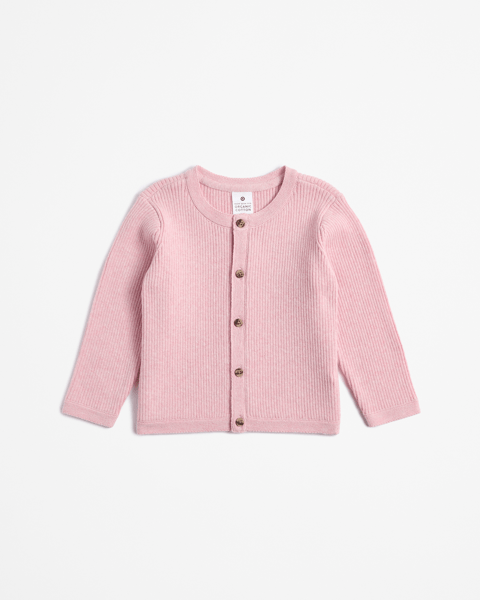 Baby Organic Cotton Knit Cardigan - Rose Marle | Target Australia