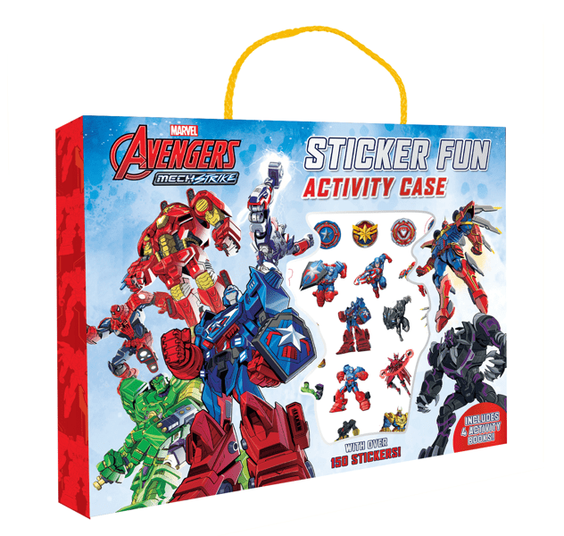 Avengers Mech Strike: Puffy Sticker Fun Activity Case (Marvel) | Target ...
