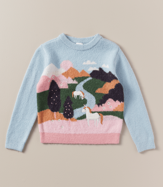 Unicorn Mountain Knit Jumper | Target Australia