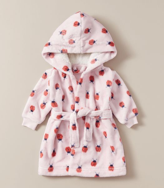 Baby Ladybug Fleece Dressing Gown | Target Australia