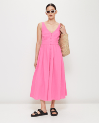 V-Neck Maxi Dress - Vintage Pink | Target Australia
