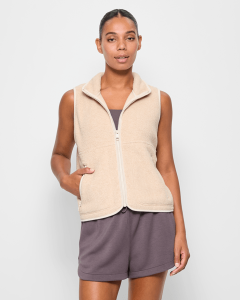 Active Polar Fleece Zip Through Vest | Target Australia