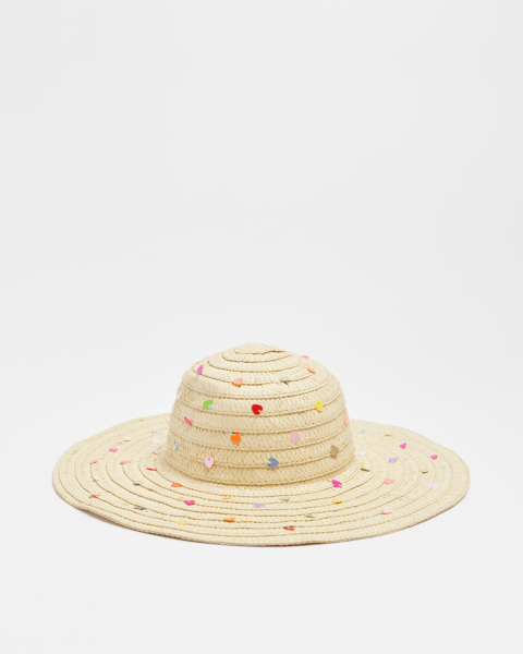 Kids Heart Sequin Floppy Hat | Target Australia