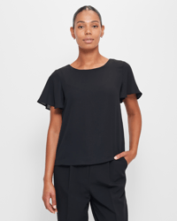 Crew Neck Top - Preview - Black | Target Australia