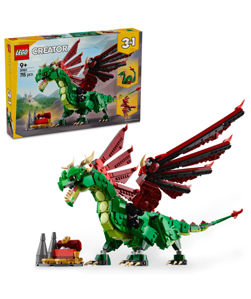 LEGO® Creator 3in1 Medieval Dragon 31161 | Target Australia