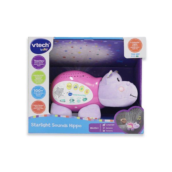 VTech Starlight Sounds Hippo | Target Australia