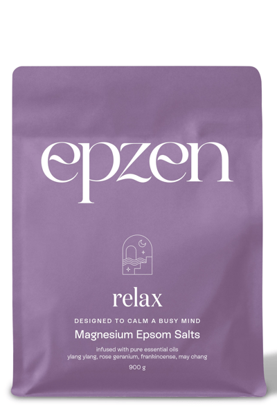 Epzen Relax Magnesium Epsom Salts 900g - Pure Essential Oils | Target ...