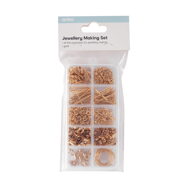 Jewellery Making Set, Gold Look - Anko | Target Australia
