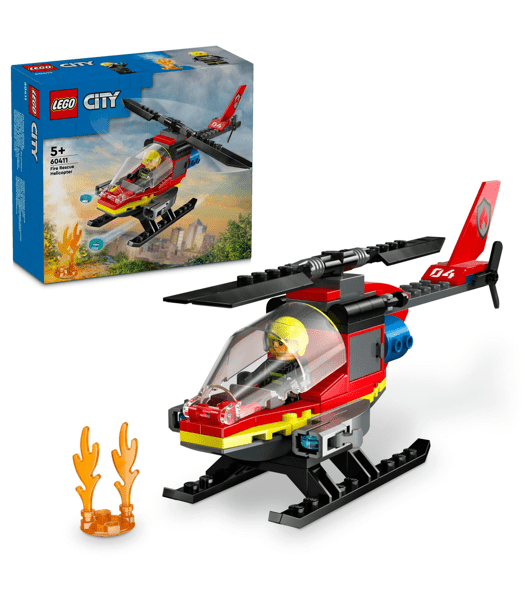 LEGO® City Fire Rescue Helicopter 60411 | Target Australia