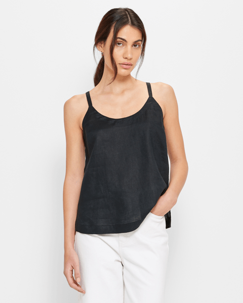 European Linen V-Neck Cami | Target Australia