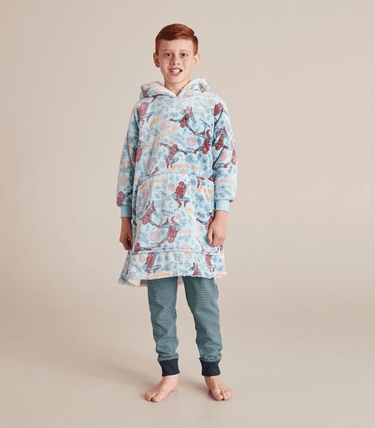 Kids Marvel Spider-Man Fleece Oversized Hoodie | Target Australia